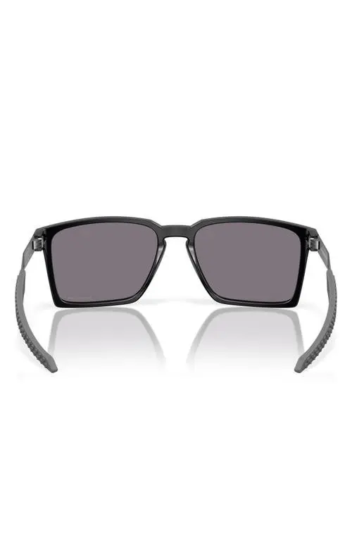 Oakley Exchange 56mm Rectangle Sunglasses - Black Grey