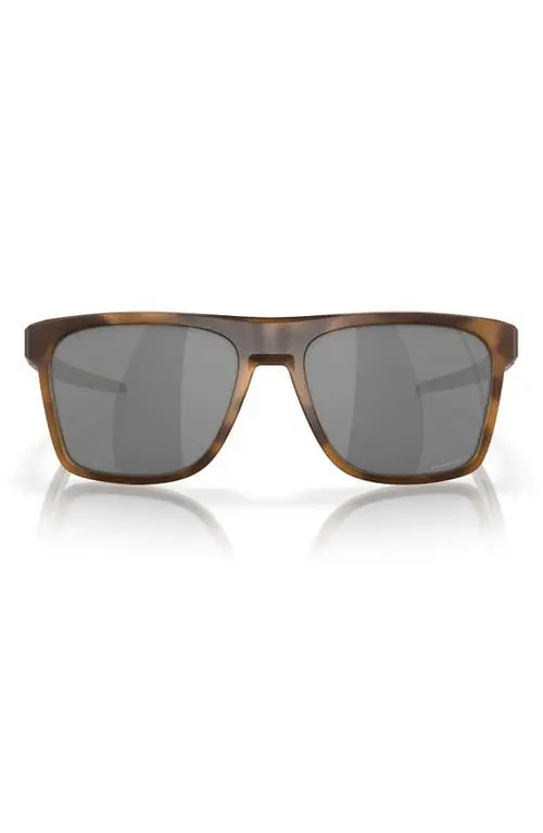 Oakley Leffingwell Rectangular Sunglasses - Brown Tort