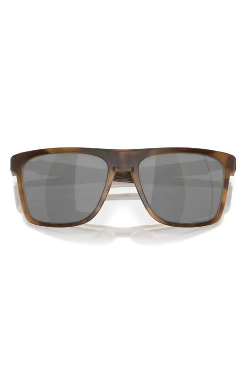 Oakley Leffingwell Rectangular Sunglasses - Brown Tort