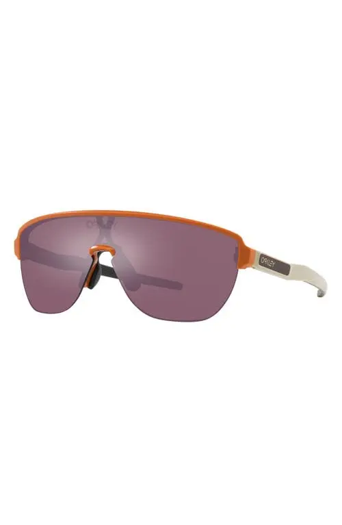 Oakley 42mm Rectangle Shield Sunglasses - Ginger / Prizm Black