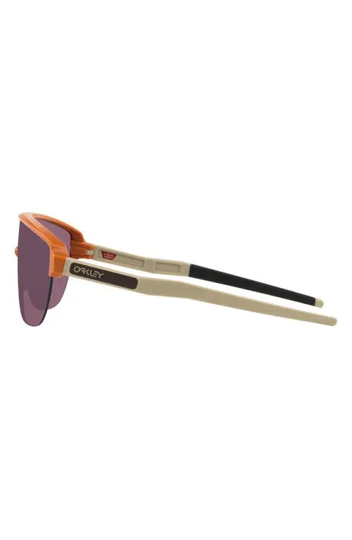Oakley 42mm Rectangle Shield Sunglasses - Ginger / Prizm Black