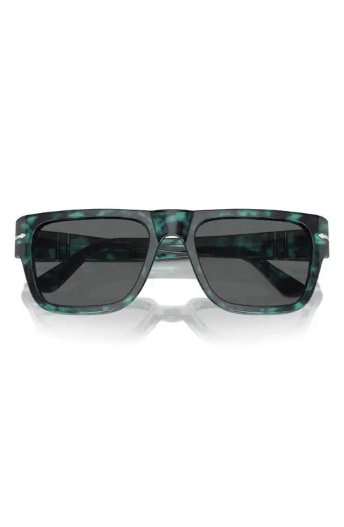 Persol 57mm Sunglasses - Blue Havana