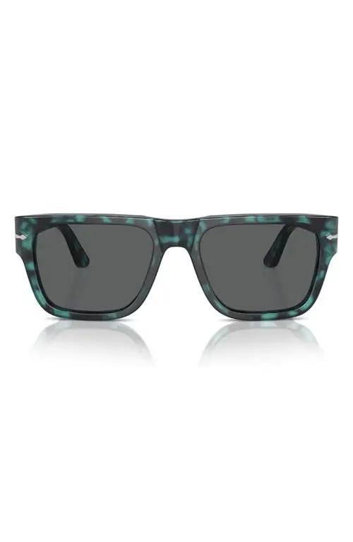 Persol 57mm Sunglasses - Blue Havana