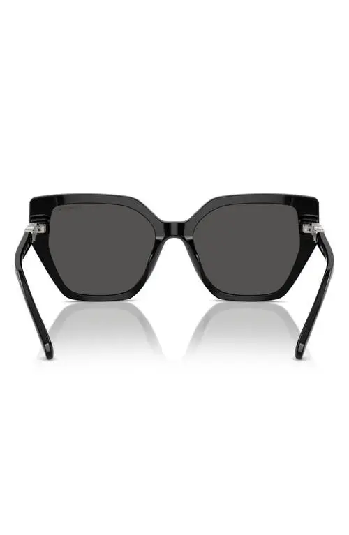 SWAROVSKI 57mm Constella Cat Eye Sunglasses - Black