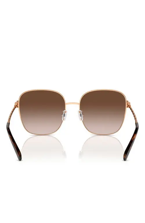 Tory Burch 57mm Square Sunglasses