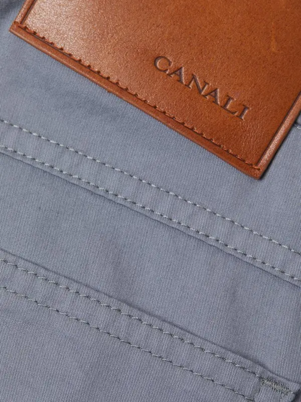 Canali Stretch-cotton Five-pocket Trousers