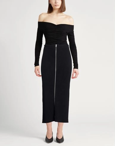 JIL SANDER Ribbed-knit Cotton Maxi Skirt