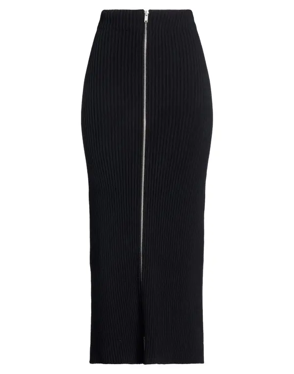 JIL SANDER Ribbed-knit Cotton Maxi Skirt