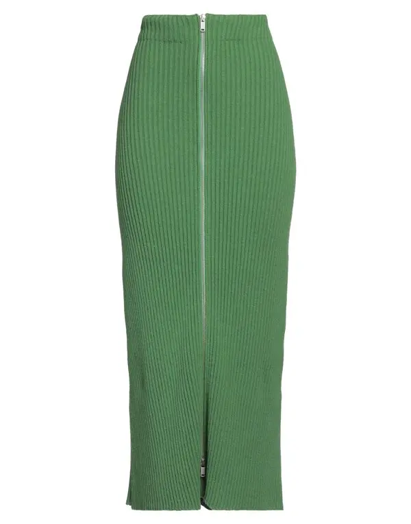 JIL SANDER Ribbed-knit Cotton Maxi Skirt