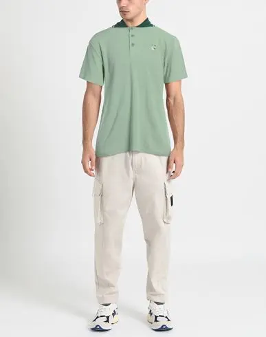 Maison Kitsuné Polo Shirt Size Cotton - Sage Green
