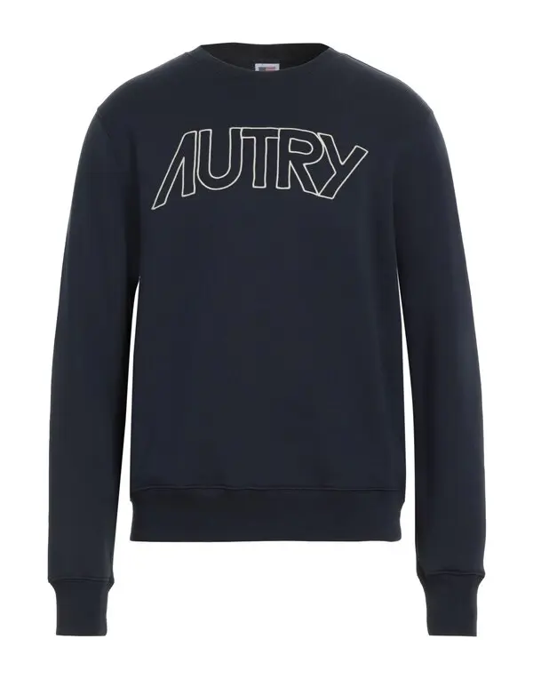 AUTRY Cotton Fleece Sweatshirt - Navy