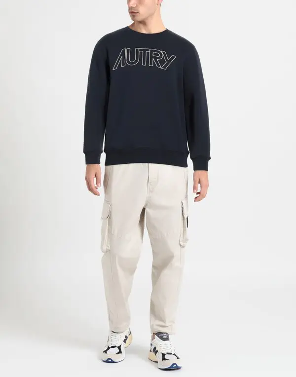 AUTRY Cotton Fleece Sweatshirt - Navy