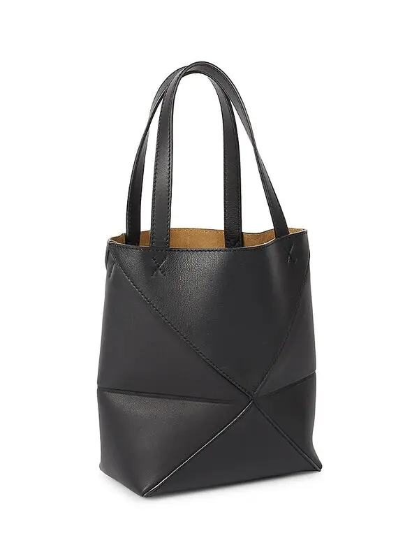 Loewe Puzzle Fold Tote Bag - Black