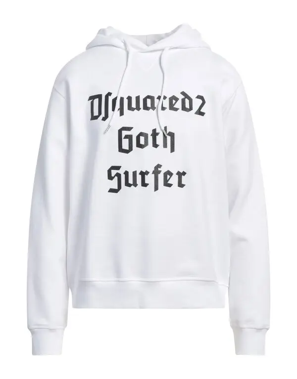 Dsquared2 Sweatshirt In Cotton And Elastane - White