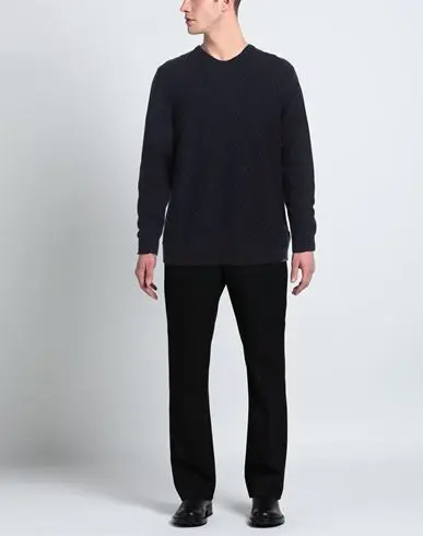 BROOKSFIELD Knitted Crewneck Sweater - Blue