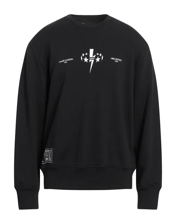 Neil Barrett Crewneck Long Sleeve Sweatshirt - Black
