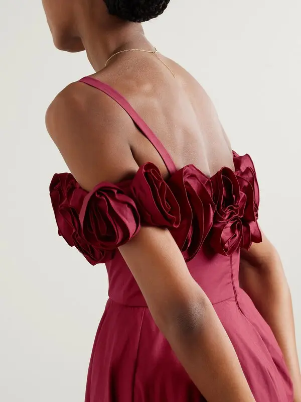 Giambattista Valli Appliquéd Cotton Gown