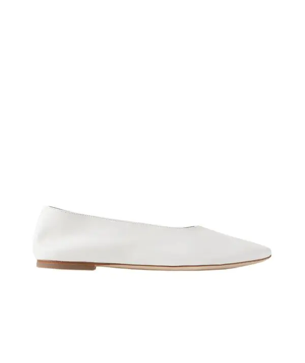 Staud Alba Leather Ballet Flats