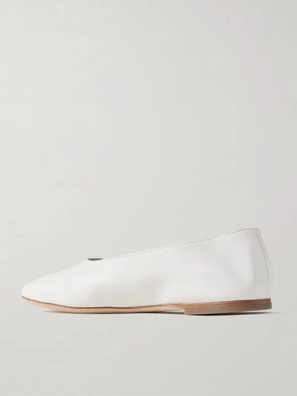Staud Alba Leather Ballet Flats