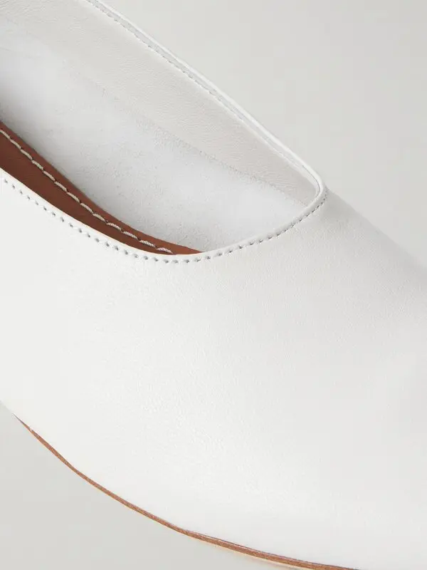 Staud Alba Leather Ballet Flats