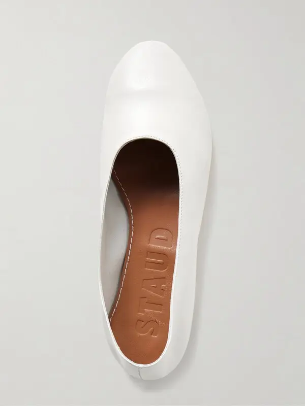 Staud Alba Leather Ballet Flats
