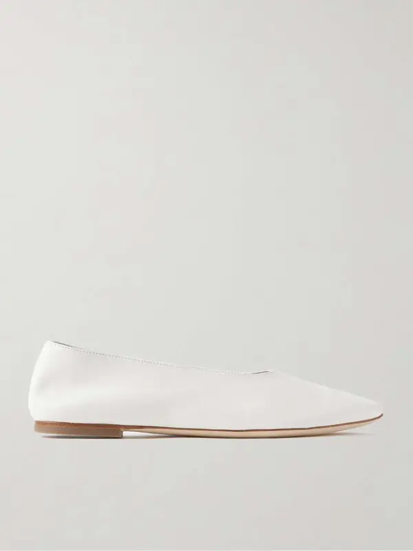 Staud Alba Leather Ballet Flats