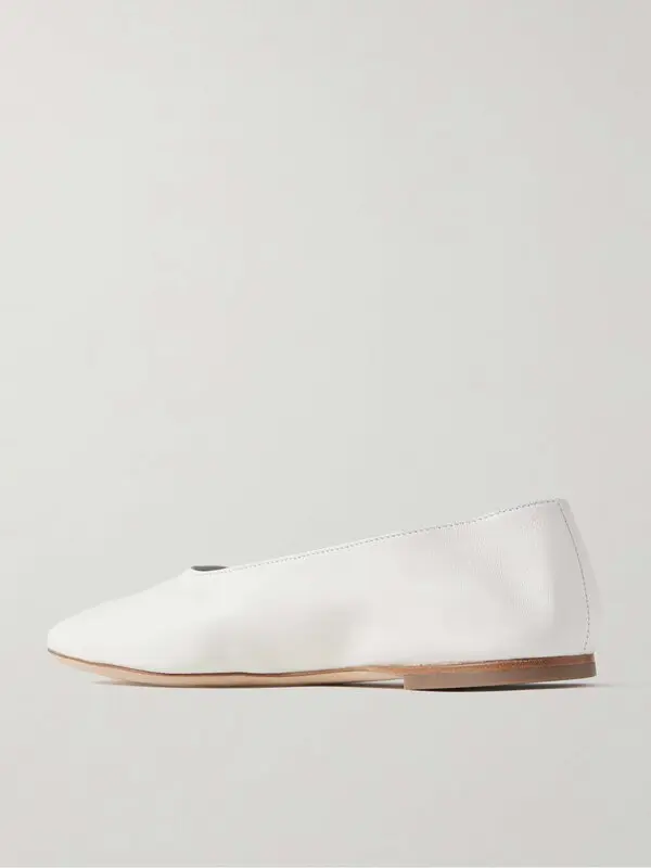 Staud Alba Leather Ballet Flats