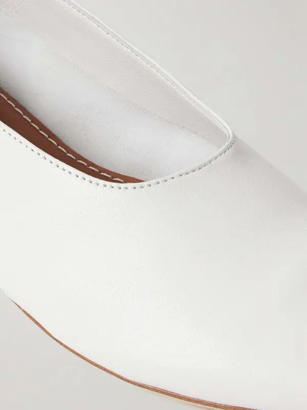 Staud Alba Leather Ballet Flats