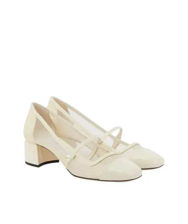 JIMMY CHOO Elisa 45 Embellished Mary Jane Pumps