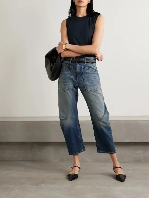 NILI LOTAN Cotton-jersey Tank