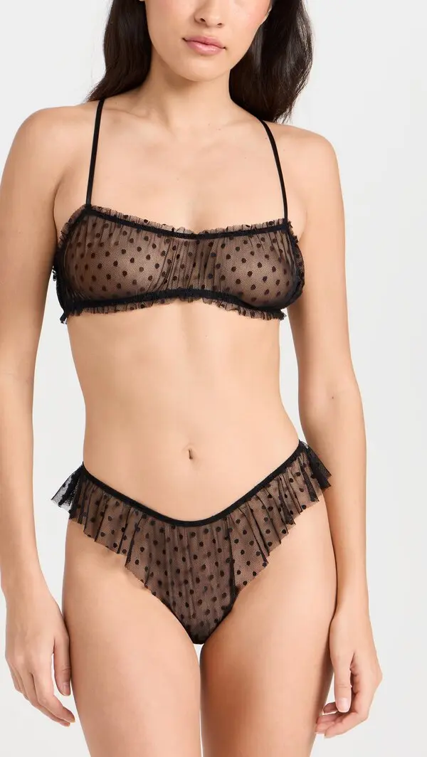 Only Hearts Joey Bralette - Black