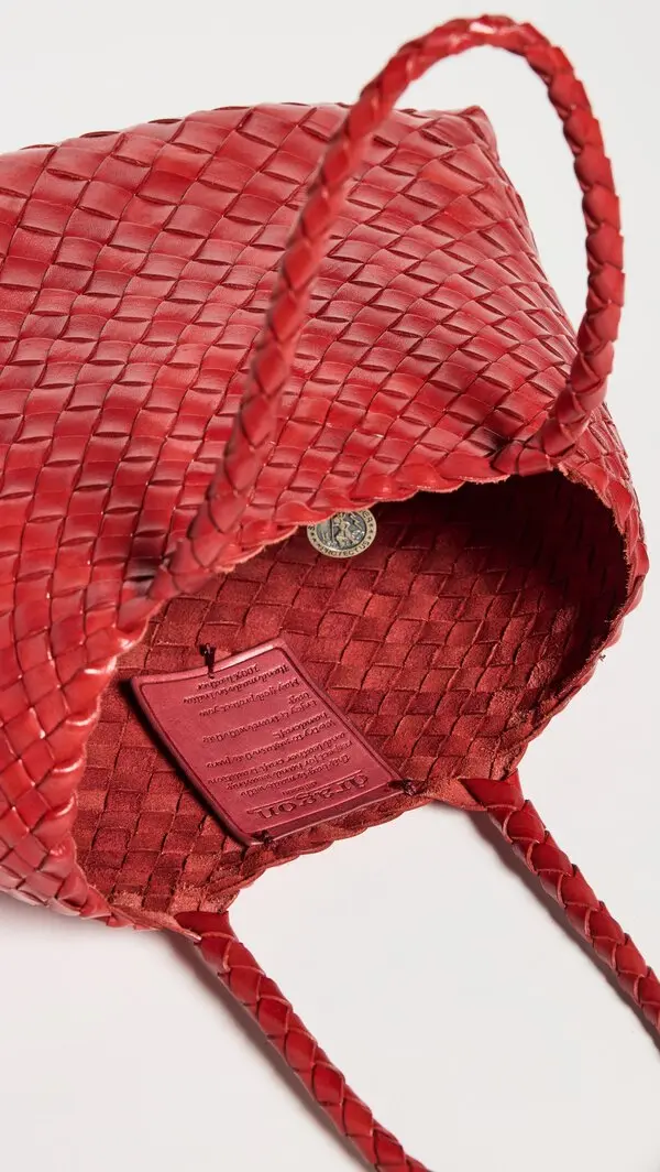 Dragon Diffusion Santa Croce Small Woven Bag