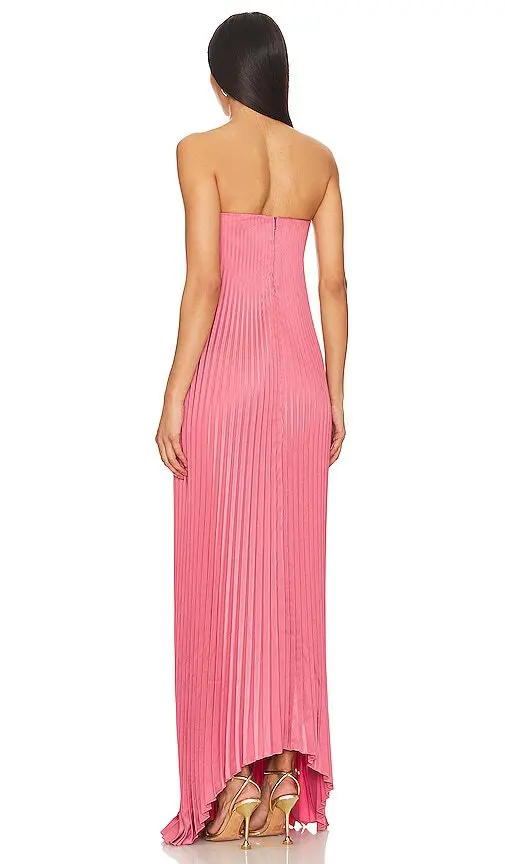 L'IDEE Plissé Gown - Dusty Rose