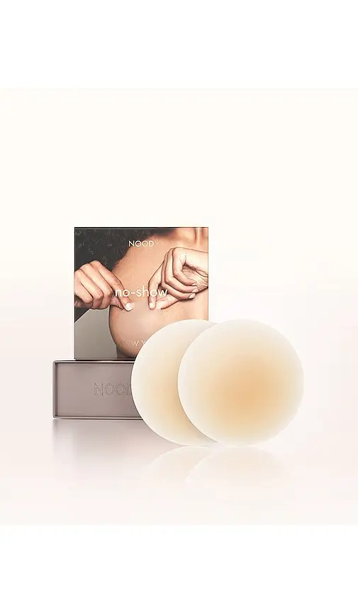 NOOD No-show Reusable Round Nipple Covers 3 Inch In Nude - No. 3