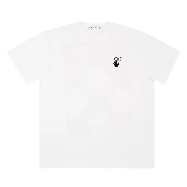 Off-White Marker Over Tee - White