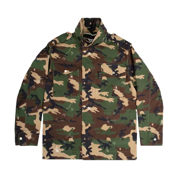 Off-White Logo Camo Field Jacket 'camo
