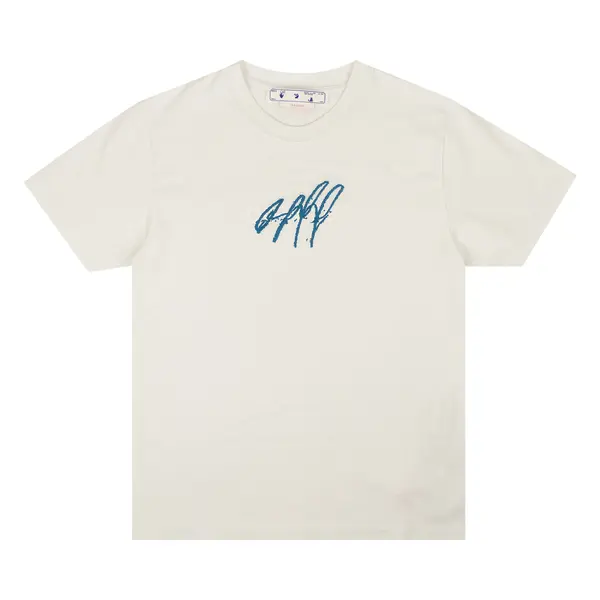 Off-White Bounce Cross Off Slim Short-sleeve T-shirt - White