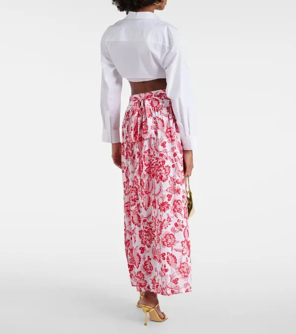 Melissa Odabash Elsa Printed Maxi Skirt