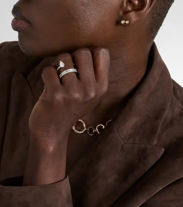 REPOSSI Serti Sur Vide Diamond Ring - Silver