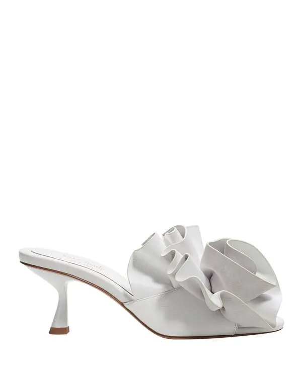 Kate Spade New York Flourish Embellished High Heel Sandals In True White -  40% Off