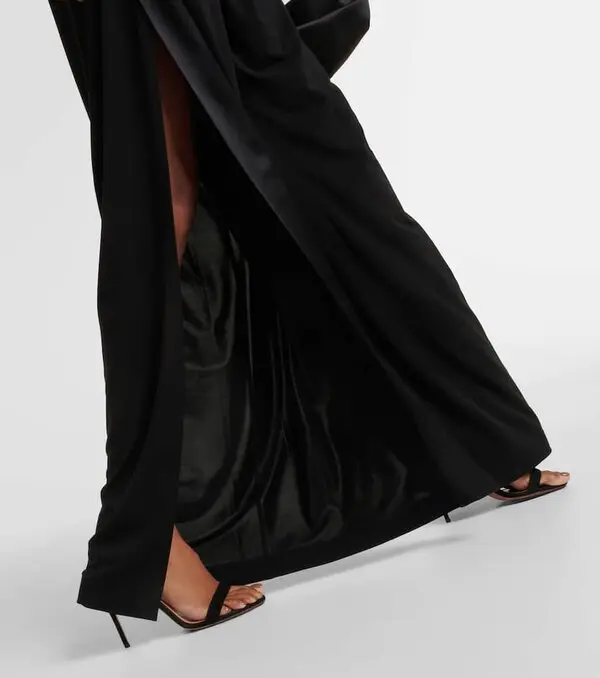 Max Mara Ubi Silk-trimmed Jersey Jumpsuit