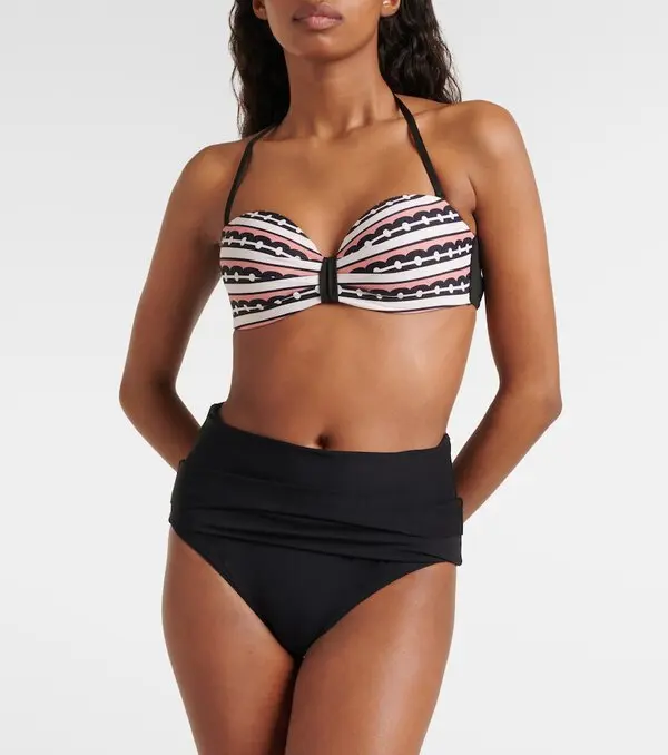 Max Mara Alaska Printed Bikini Top