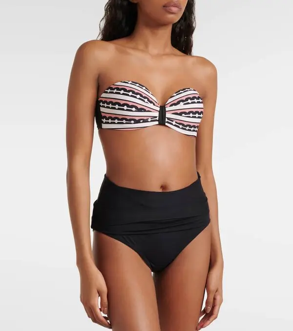 Max Mara Alaska Printed Bikini Top