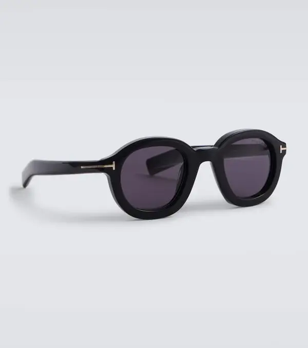 TOM FORD Raffa Round Frame Sunglasses