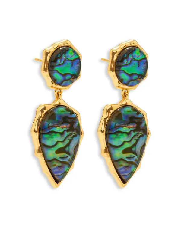 CAPUCINE DE WULF Aurora Double Drop Earrings