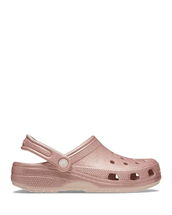 CROCS Classic Glitter Clogs - Pink