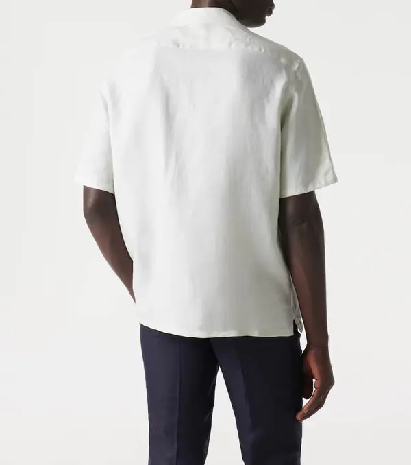 Zegna Linen Bowling Shirt