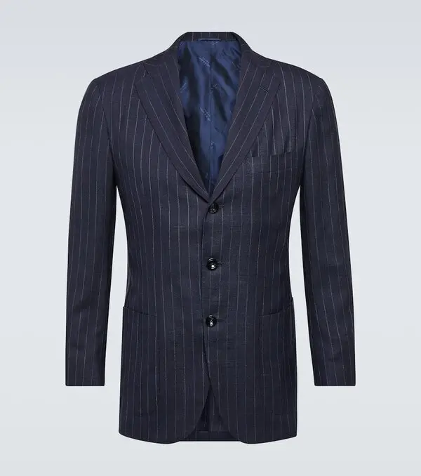 Kiton Cashmere, Silk, And Linen Tuxedo Jacket