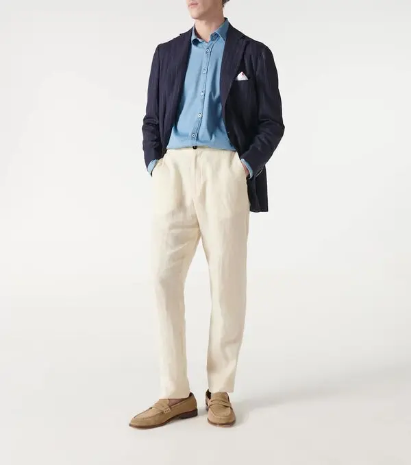 Kiton Cashmere, Silk, And Linen Tuxedo Jacket
