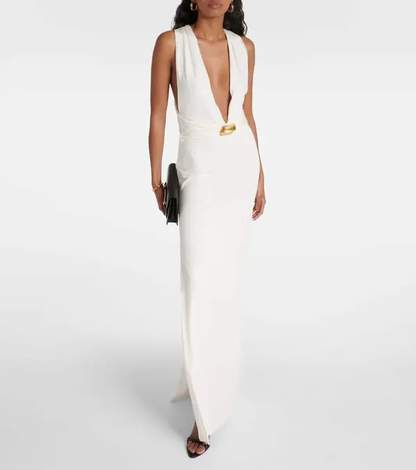 TOM FORD Cutout Jersey Gown
